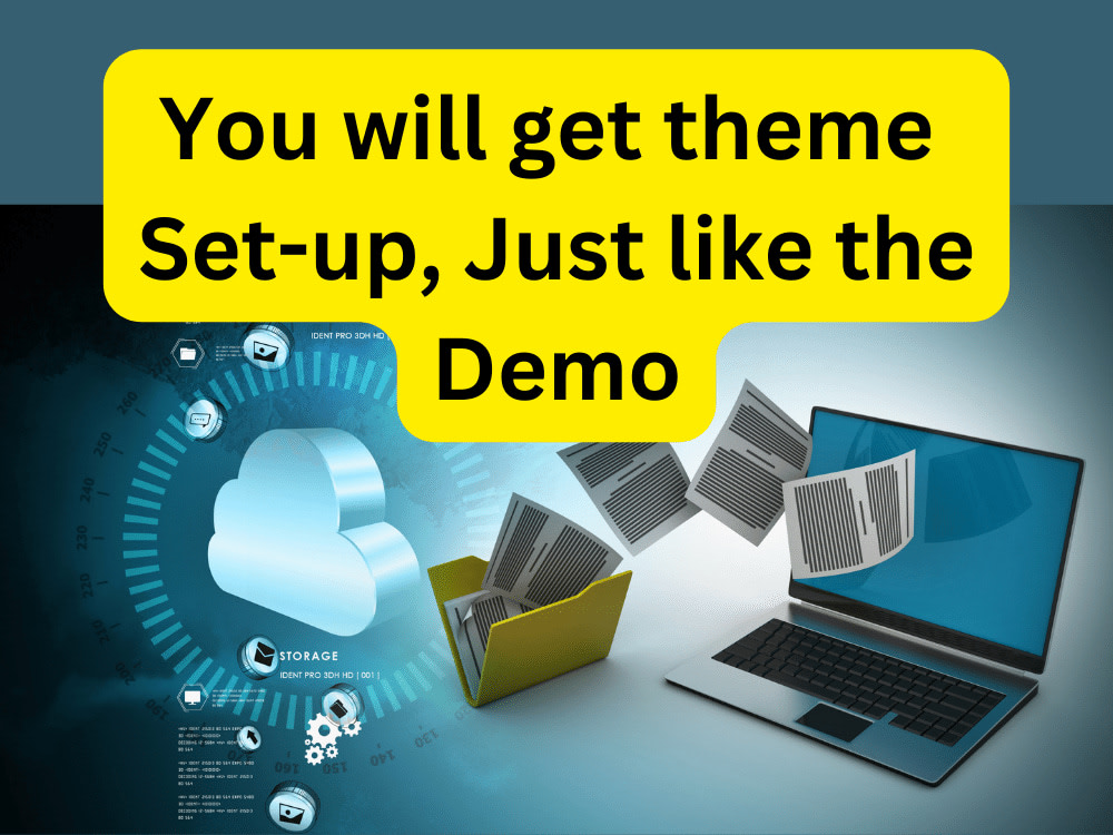 A Wordpress Theme Setup Just Like Demo Upwork