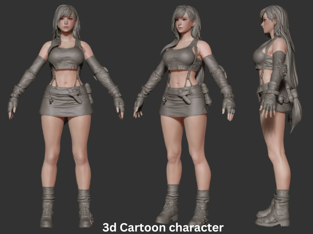 Sculpt 3d character models 3d character rigging game character 3d model | Upwork