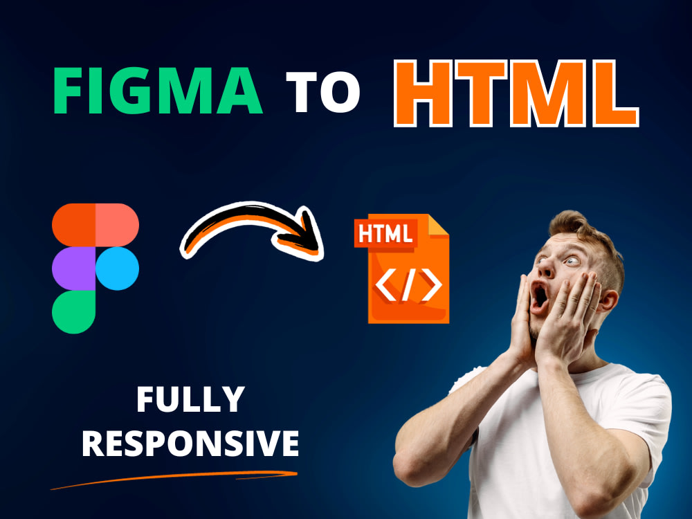 Figma to HTML / HTML5 responsive page. | Upwork