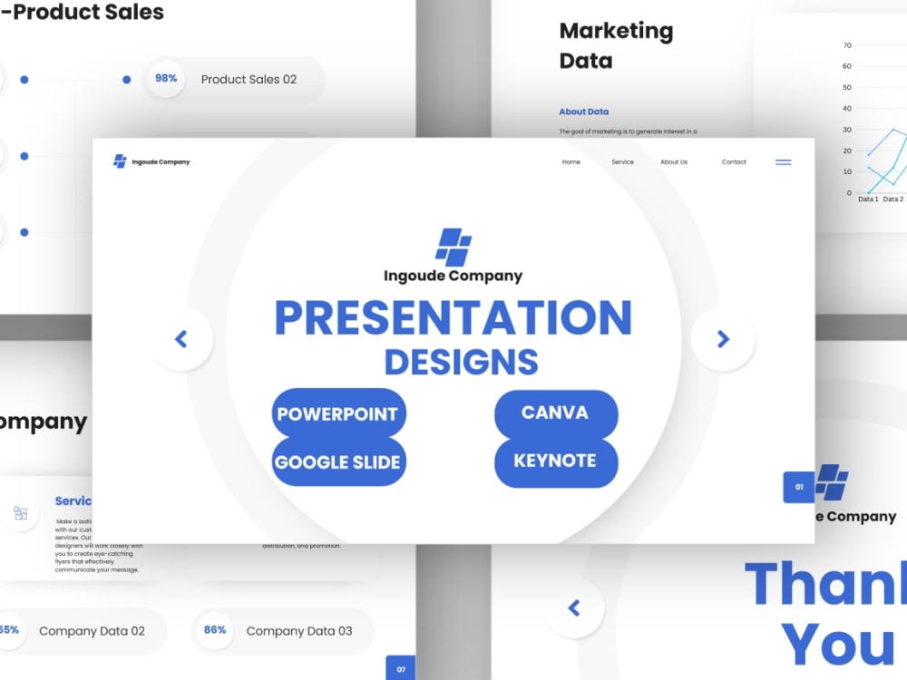 Creative editable PowerPoint presentation pitch deck Template | Upwork