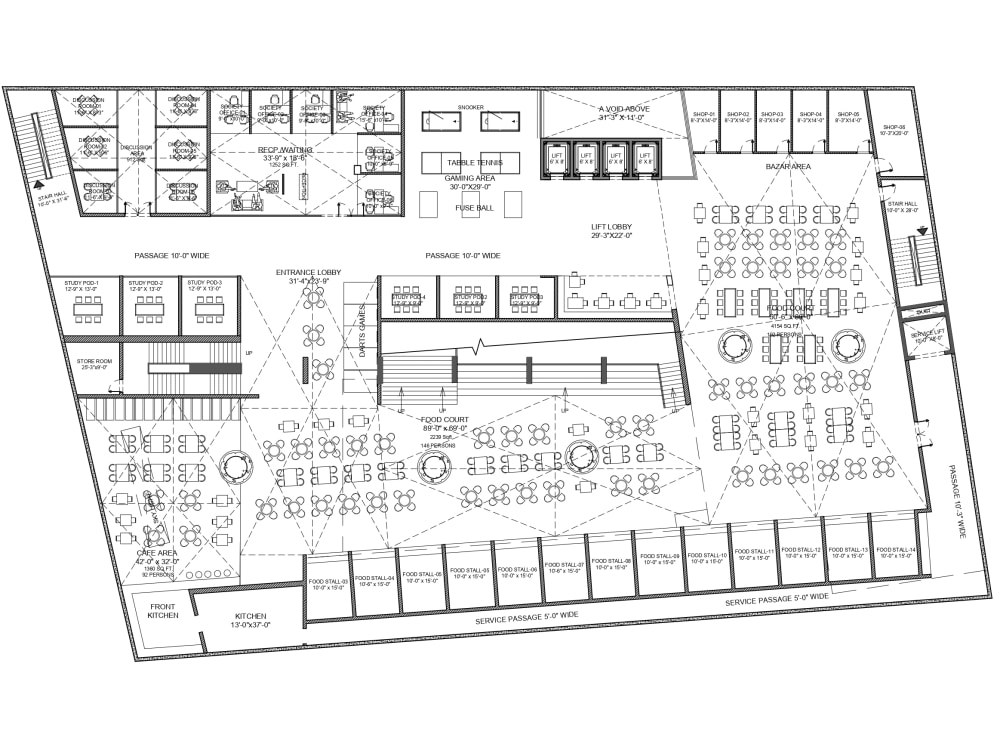 Architecture drawing, floor plan, pdf jpeg to detailed drawing in ...