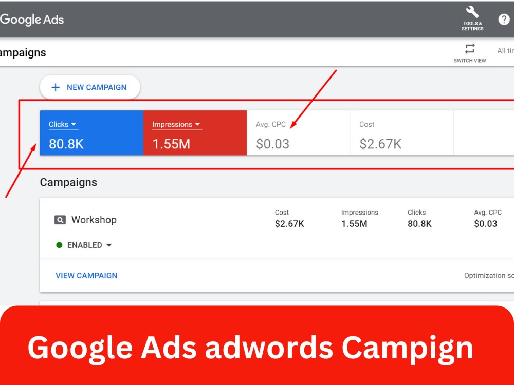 Setup Google Ads Campaign , Google ppc ads Manager, Google Ads ...