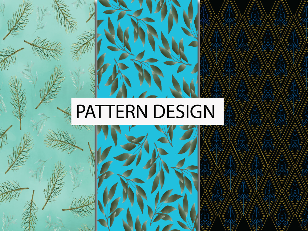 Seamless pattern, textile, monogram and floral pattern design | Upwork
