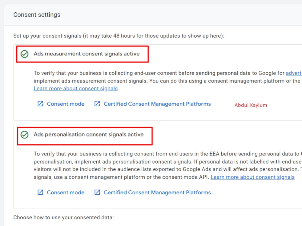Google Consent mode V2 setup via Google Tag Manager | Upwork
