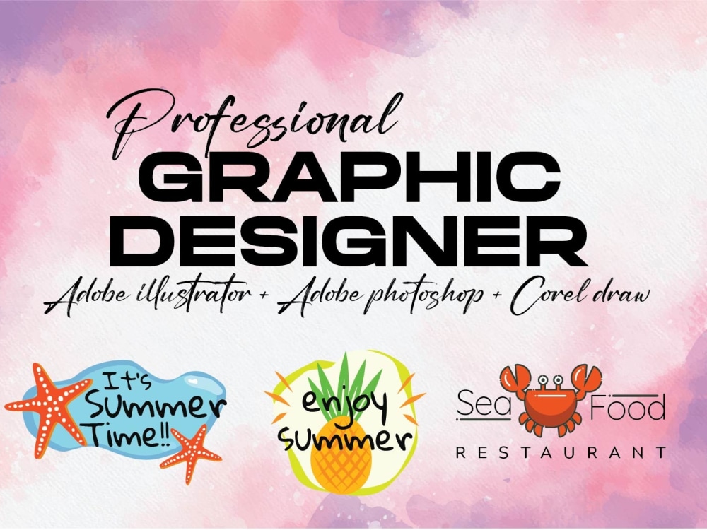 Graphic design job using coraldraw, photoshop and adobe illustrator ...