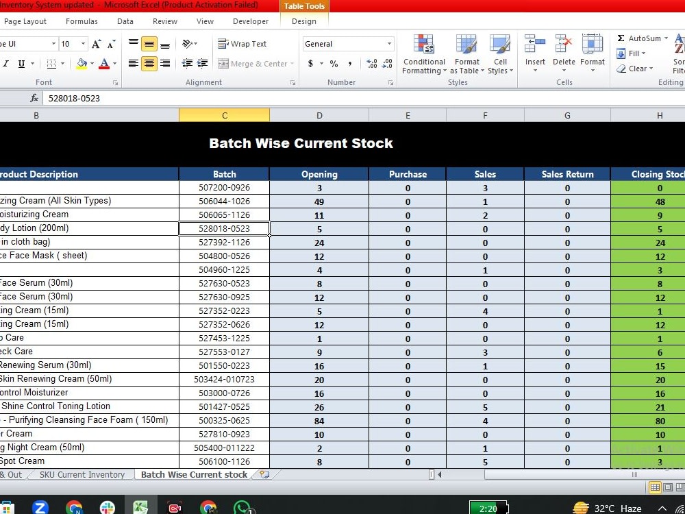 Master Your Stock with Excel-Based Inventory Management System | Upwork