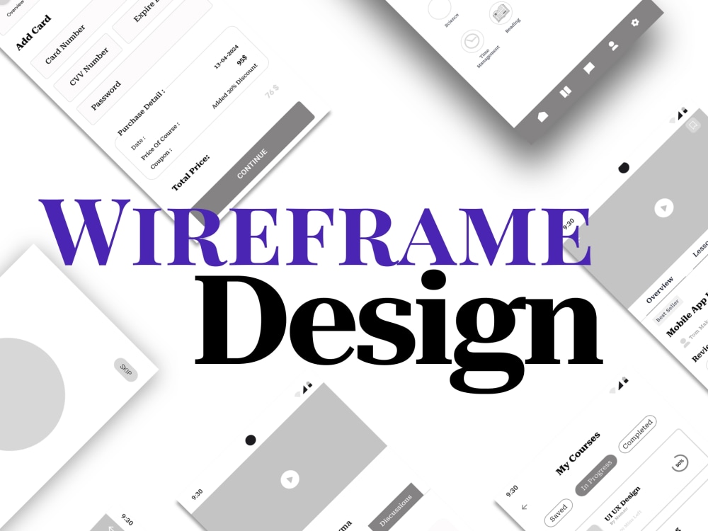 UI UX for Website & Mobile apps | Wireframe | Mockups | Upwork