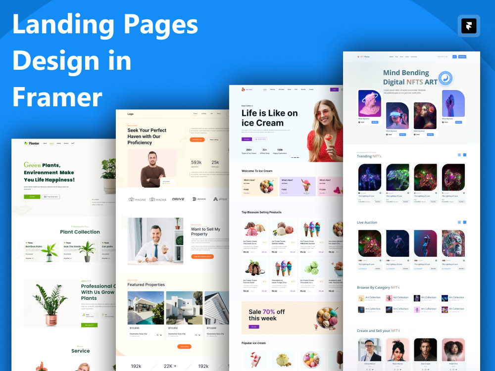 Framer website Framer design Figma to Framer Landing pages, Animation ...