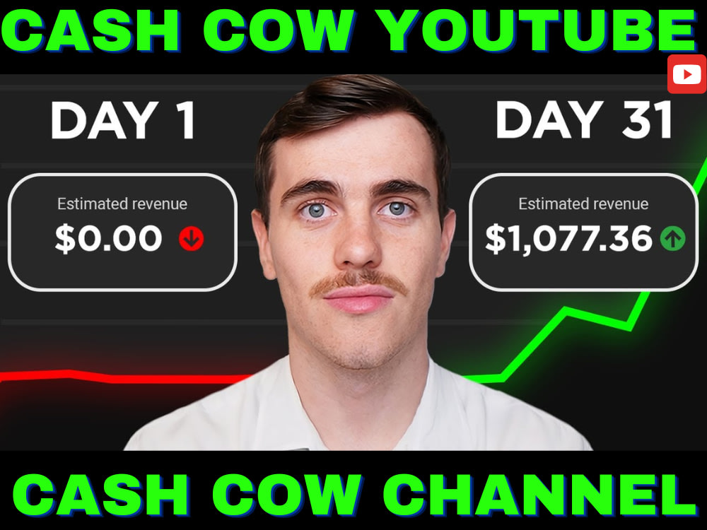 Cash cow YouTube, Cash cow Channel Setup, Cash cow Faceless Videos | Upwork