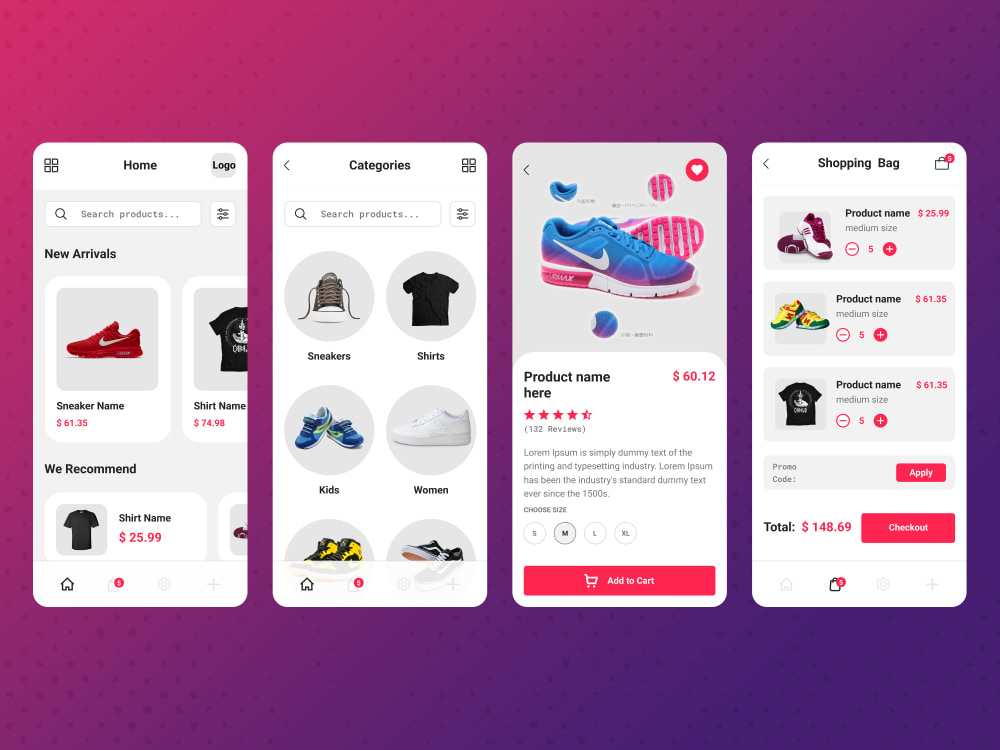 Responsive App UI/UX design, mobile app UI or splash UI design in Figma ...