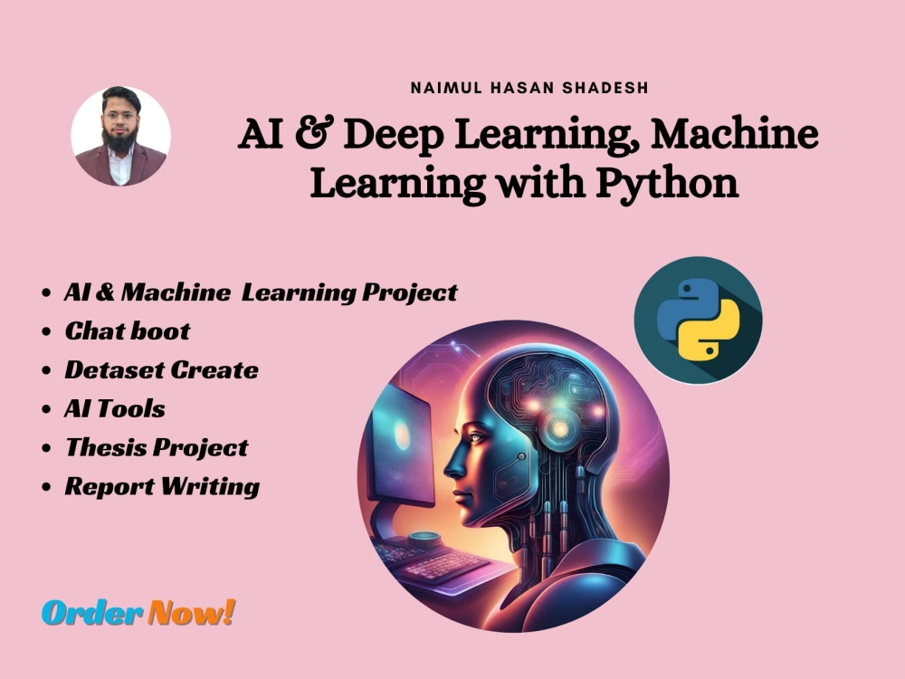 Build and create your AI and Machine learning with python | Upwork