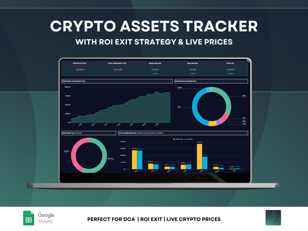 Cryptocurrency Portfolio Tracker in Google Sheets | Upwork
