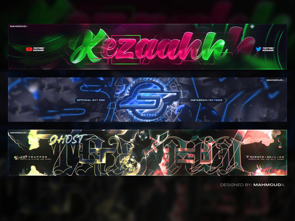 A PREMIUM YouTube Banner | Upwork