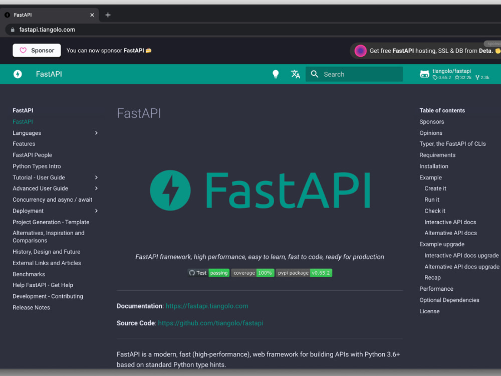An Api Built With Fastapi Upwork