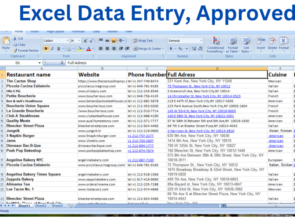 Efficient data entry and lead generation | Upwork