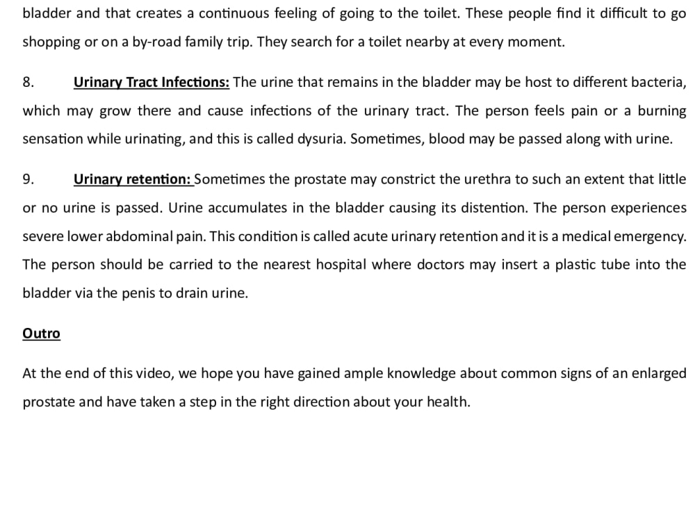 A medical video script writing or YouTube script from a medical doctor ...