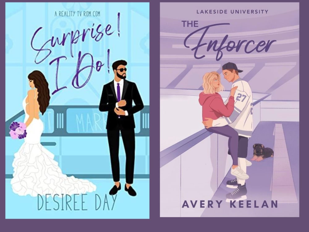 An illustrated romance book cover | Upwork