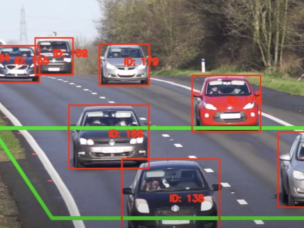 Object Tracking Model. Counting Traffic/ counting person/ counting ...