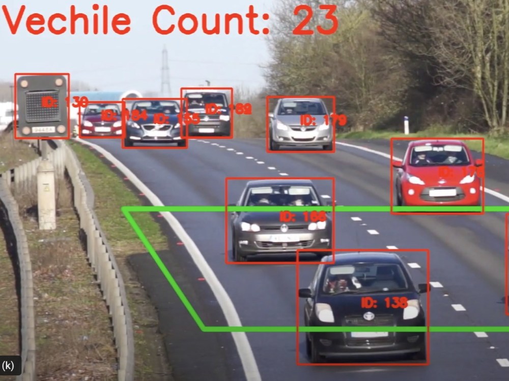 Object Tracking Model. Counting Traffic/ counting person/ counting ...