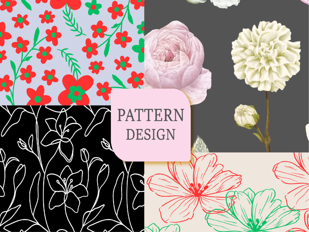I will make custom, floral, monogram and repeat pattern design | Upwork