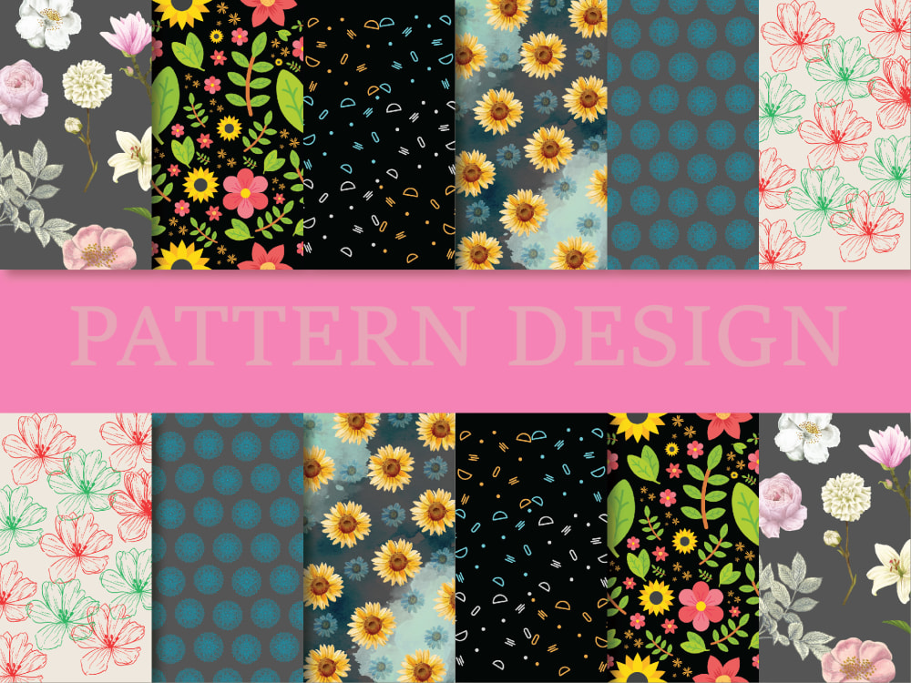 I will make custom, floral, monogram and repeat pattern design | Upwork