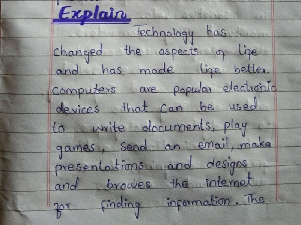 Handwritten assignments with beautiful handwriting | Upwork