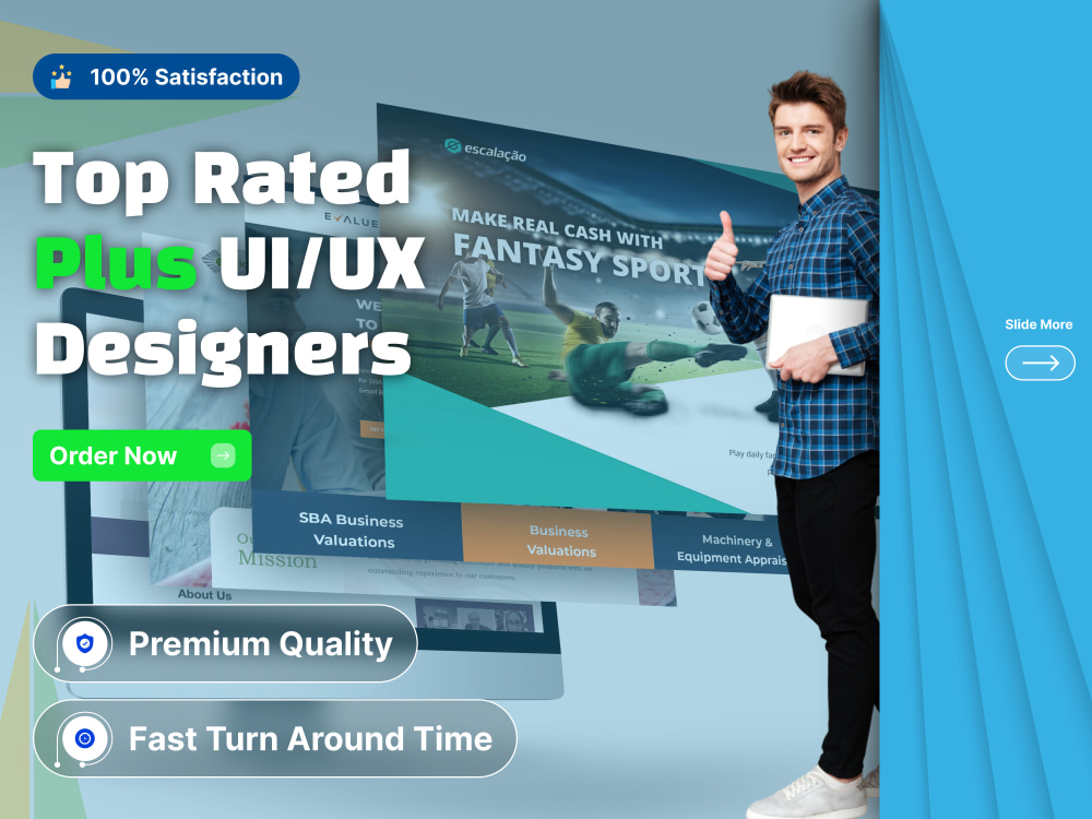 Stunning Website UI/UX designer responsive, responsive Landing page ...