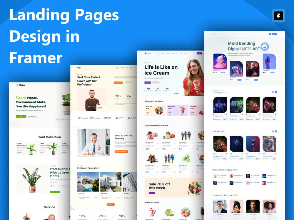 Stunning Website UI/UX designer responsive, responsive Landing page design | Upwork