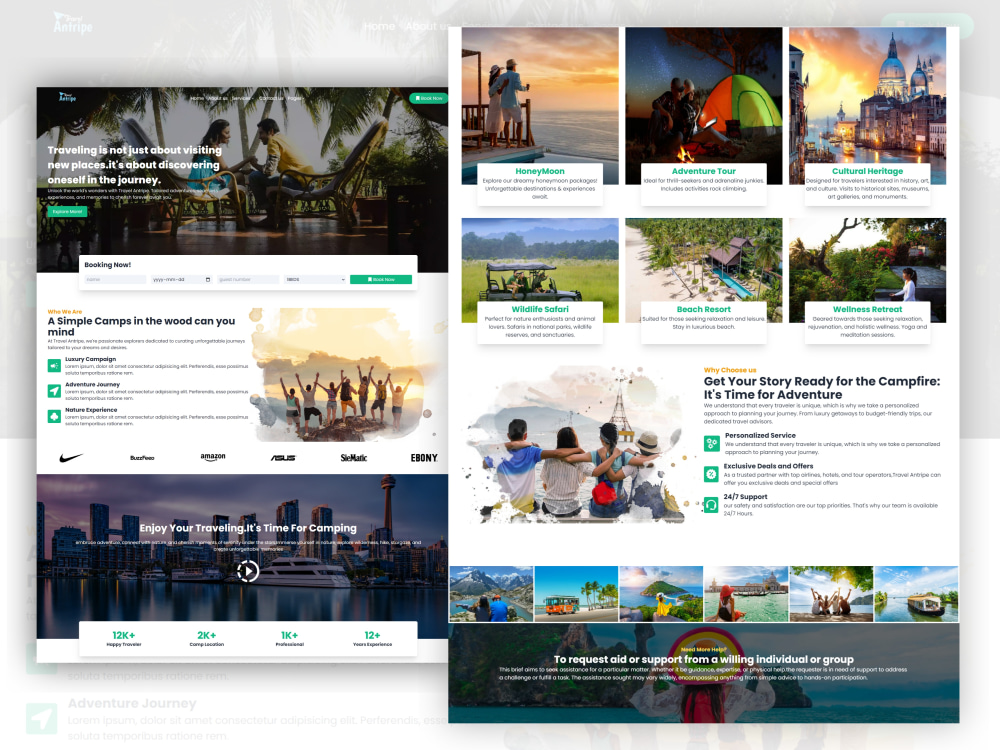 Professional Landing Page with React, Next.js, and Tailwind CSS | Upwork