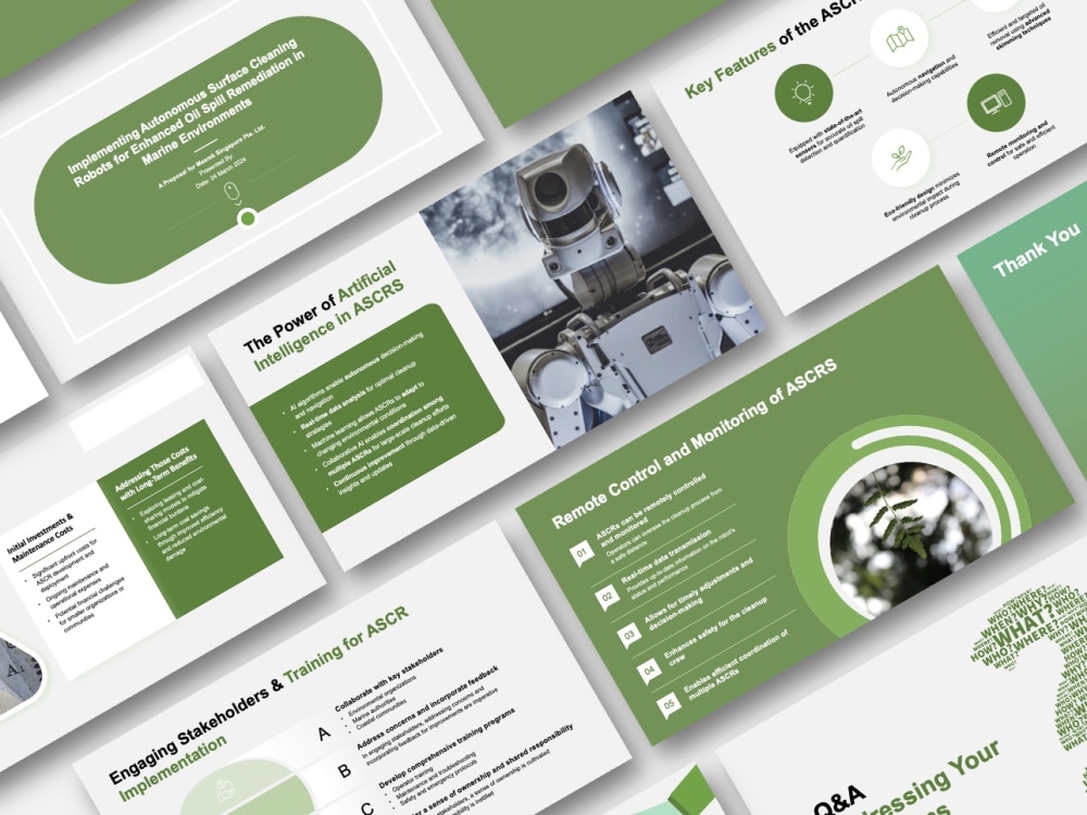 A professional PowerPoint deck that delivers an impactful narrative ...