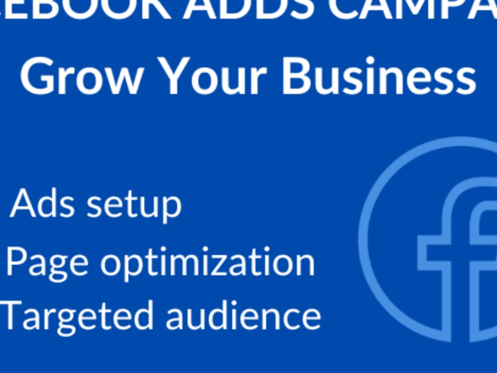 Setup Facebook ads campaign and optimize your Facebook ads | Upwork