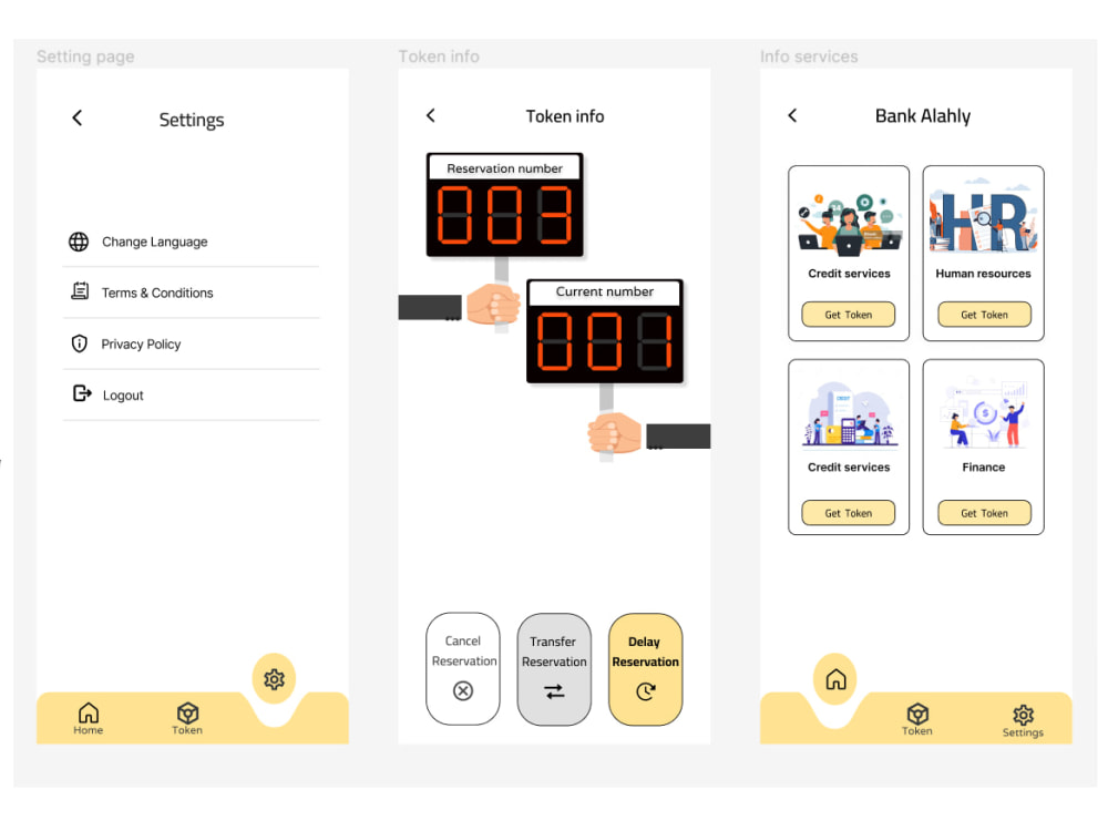 Queue App Ui Design | Upwork