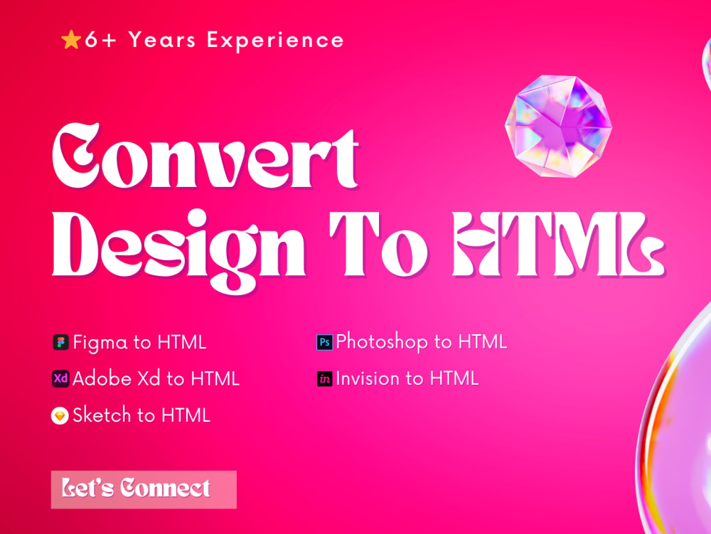 Responsive website | Figma, Adobe XD to HTML, CSS, Tailwind CSS, Bootstrap | Upwork