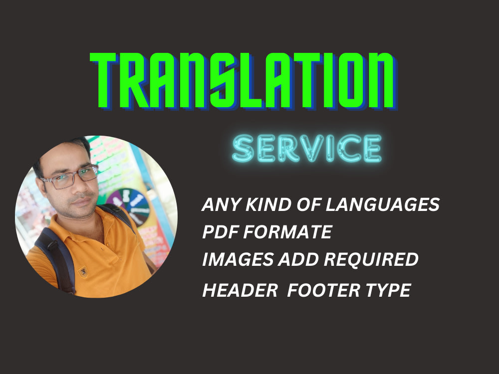 Traslation any kind of languages | Upwork