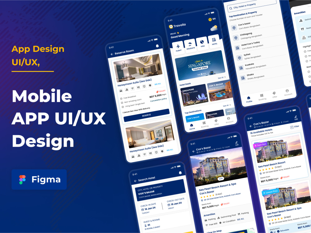High converting mobile app design UI UX or redesign in figma | Upwork
