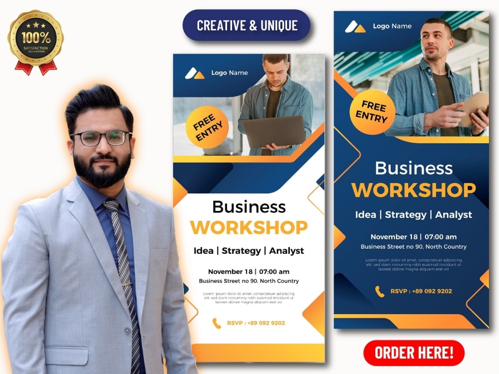 Impactful Roll up banner, Billboard & Signange design | Upwork