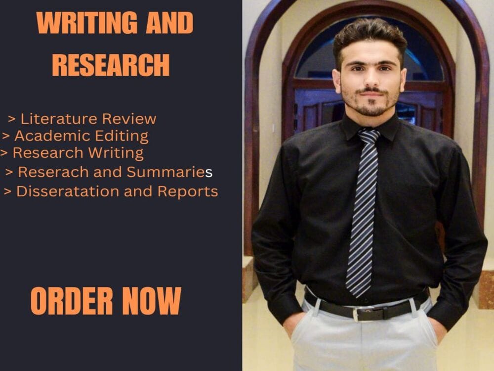 Literature review/academic editing/research writing/summeries/reports ...
