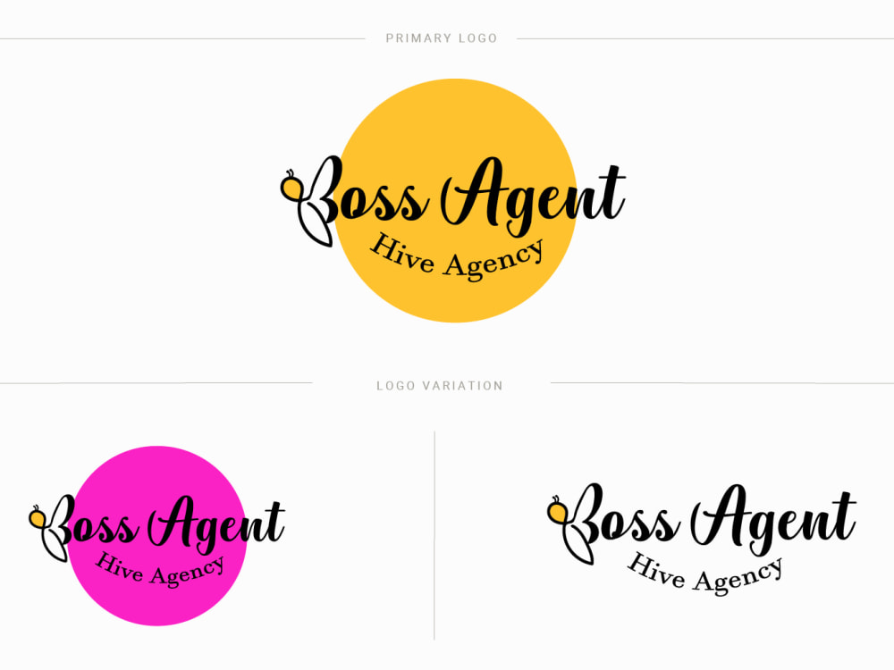 Primary logo, secondary logo and brand mark to Elevate Your Brand | Upwork