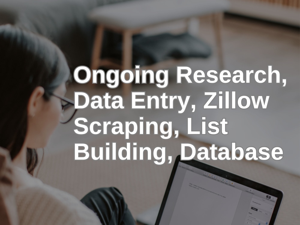 Accurate Data Entry, Web Scraping, Typing, Copy Paste, Web Research, PDF | Upwork