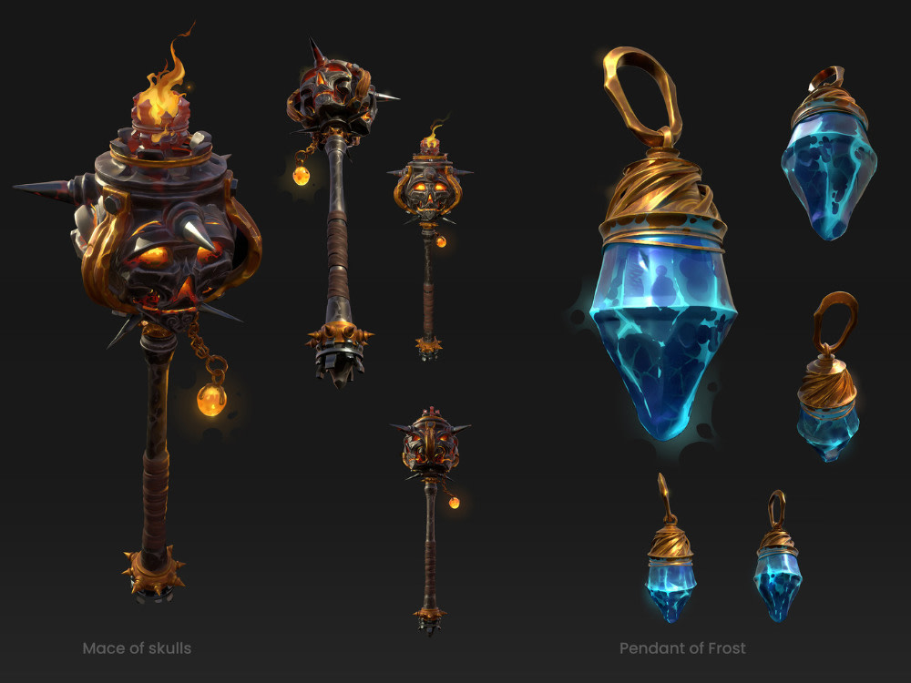 A 3d game asset, weapon, gun, props, object for videogame and animation ...