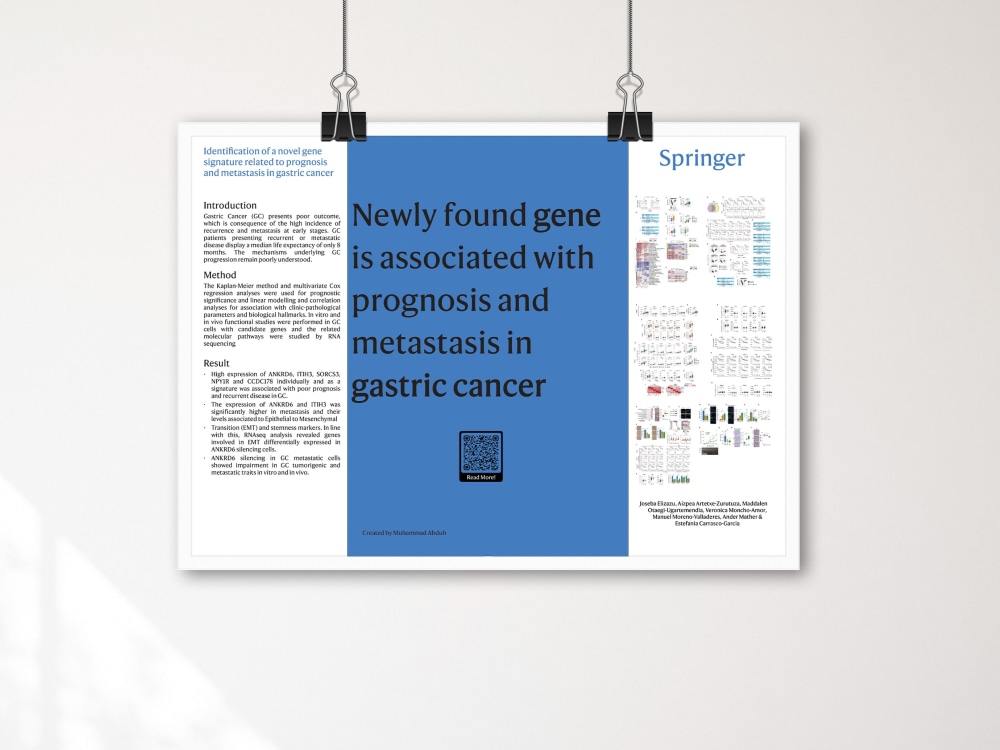 Research Poster for your Science Conference | Upwork