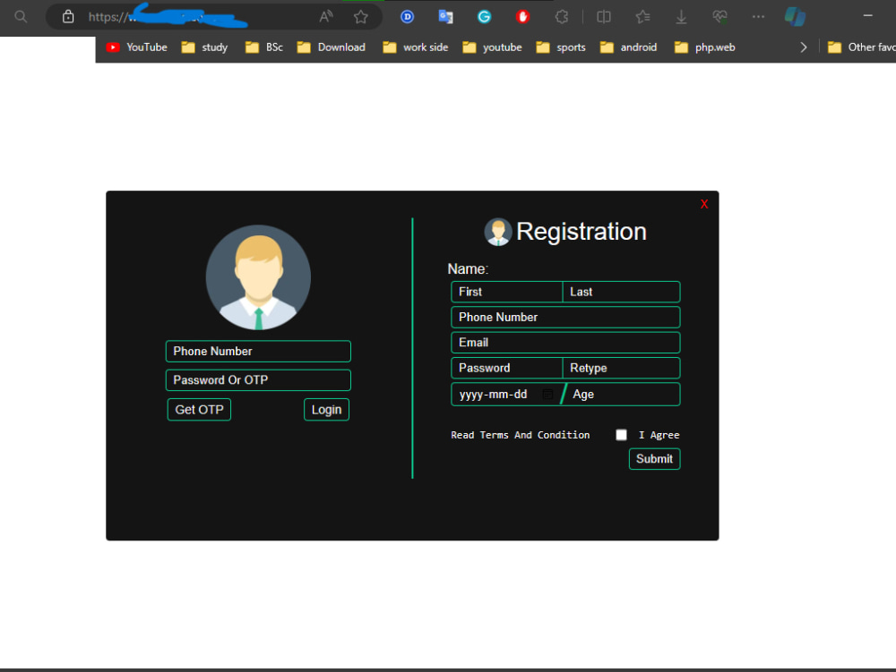 User-friendly, Responsive and attractive Login and Registration page ...