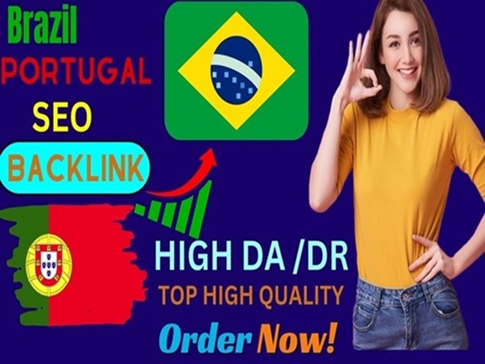 Mix DA permanent brazil Portugal link building high backlinks | Upwork