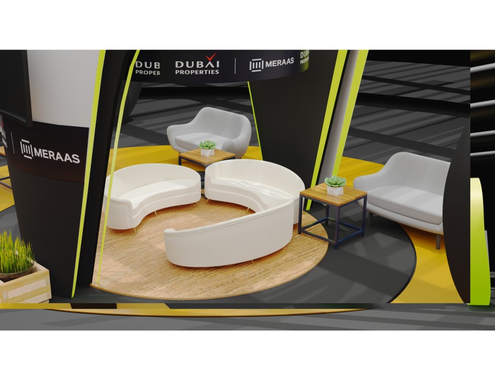 3d render exhibition booth design with Unlimited Revisions | Upwork