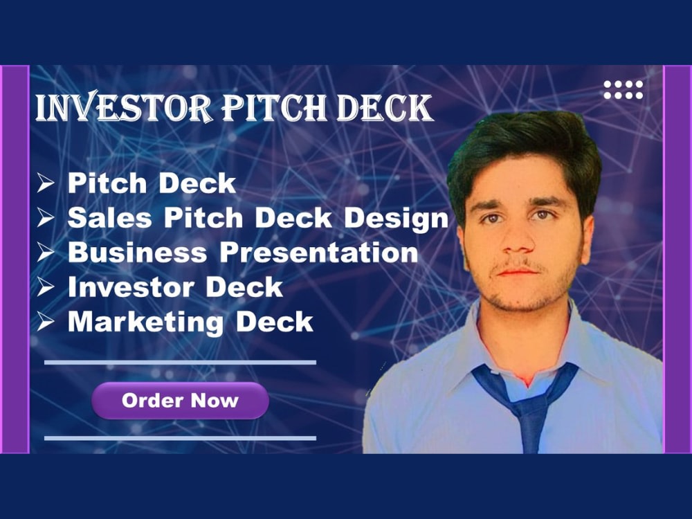 Investor-ready Pitch Deck Or Professional Presentation - Custom Designs | Upwork