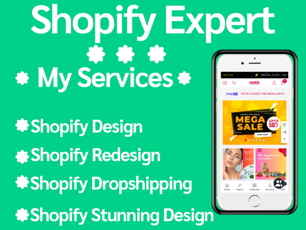 Shopify store Design,Redesign Expert, Dropshipping Store Expert | Upwork