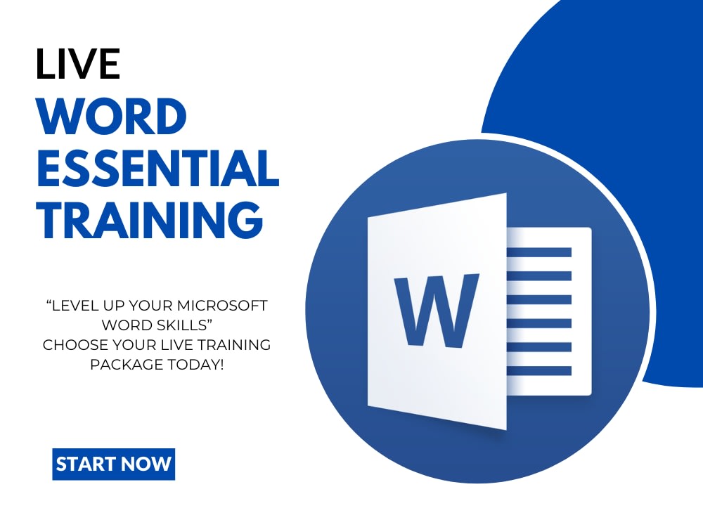 Live microsoft word training session for you and your company | Upwork