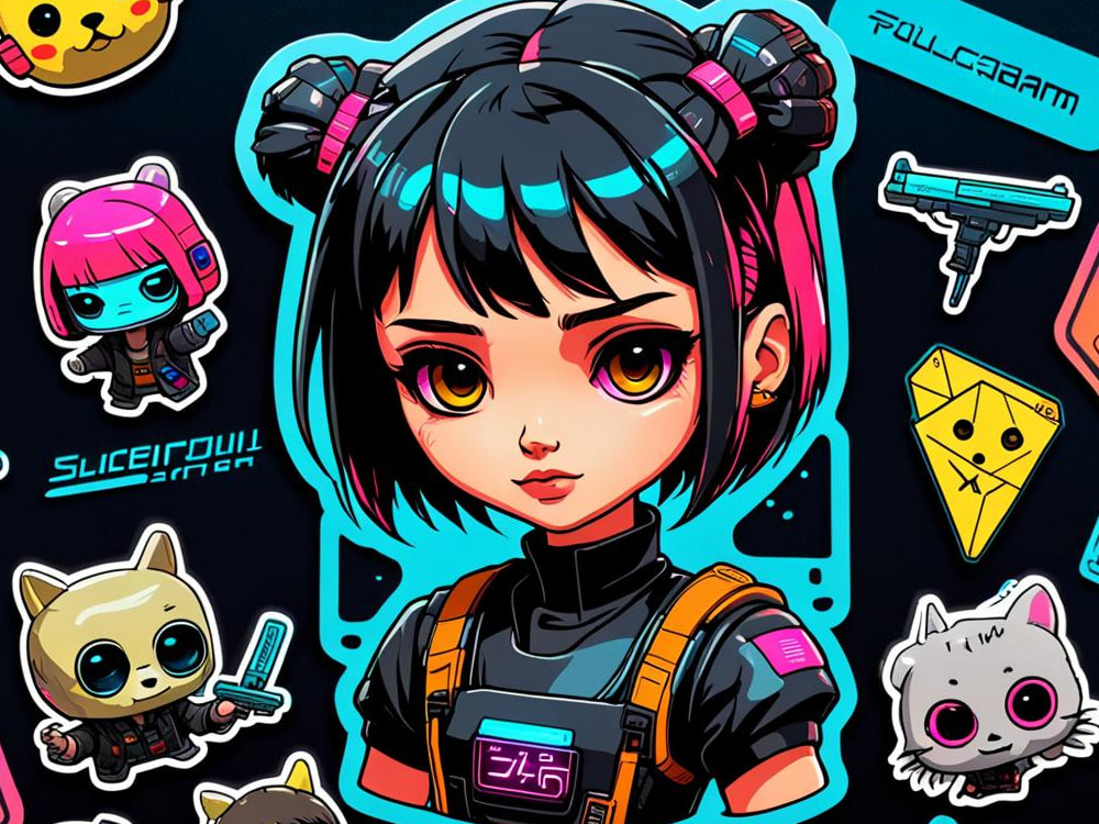 Your Custom Sticker Set: Ideal for Branding, Social, Messaging & Merch ...