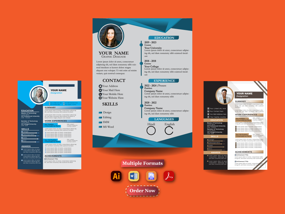 Professional Resume Design, CV and Cover Letter | Upwork