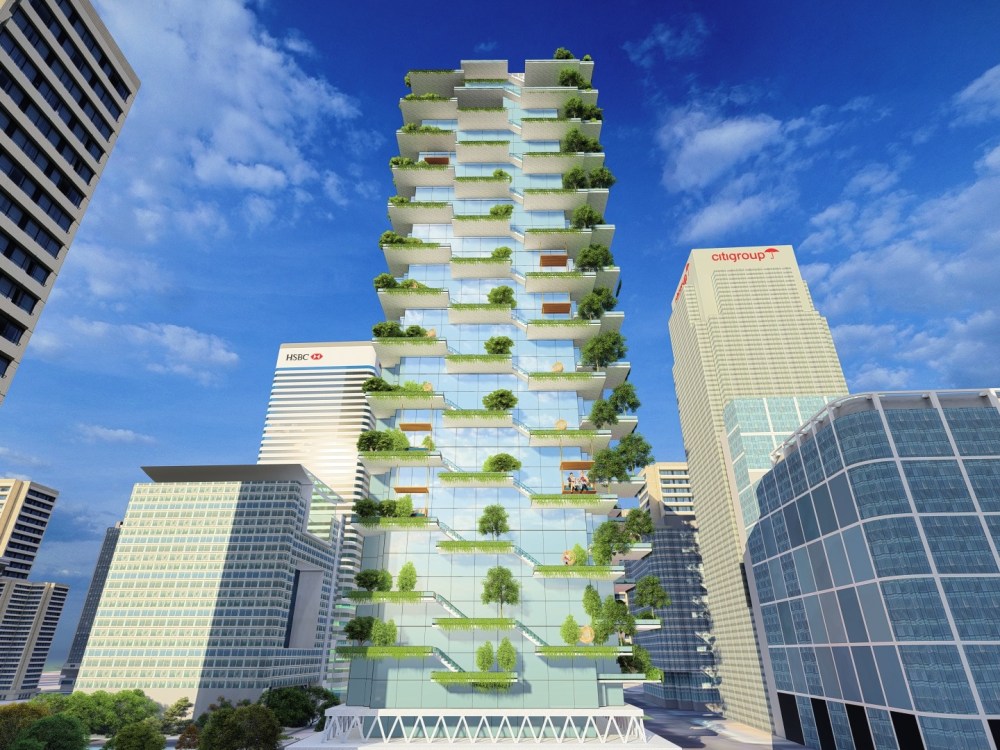 Architecture 3d design, Skyscraper 3d design, architectural rendering ...